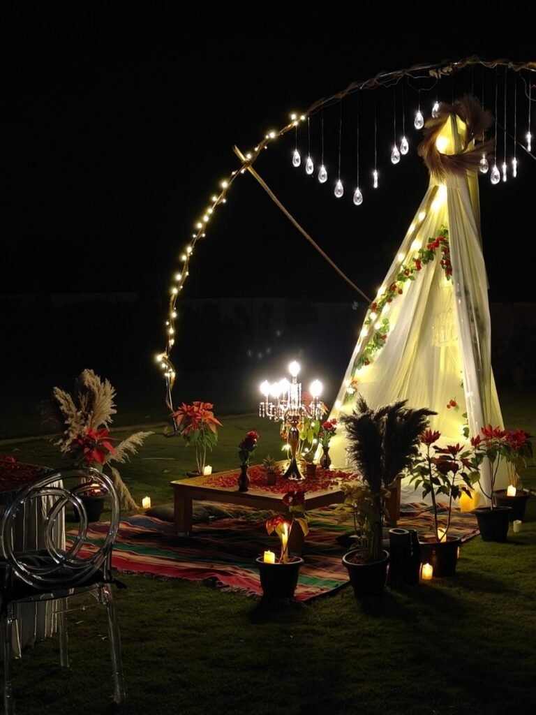 Candle Light Dinner - The Dome Retreats